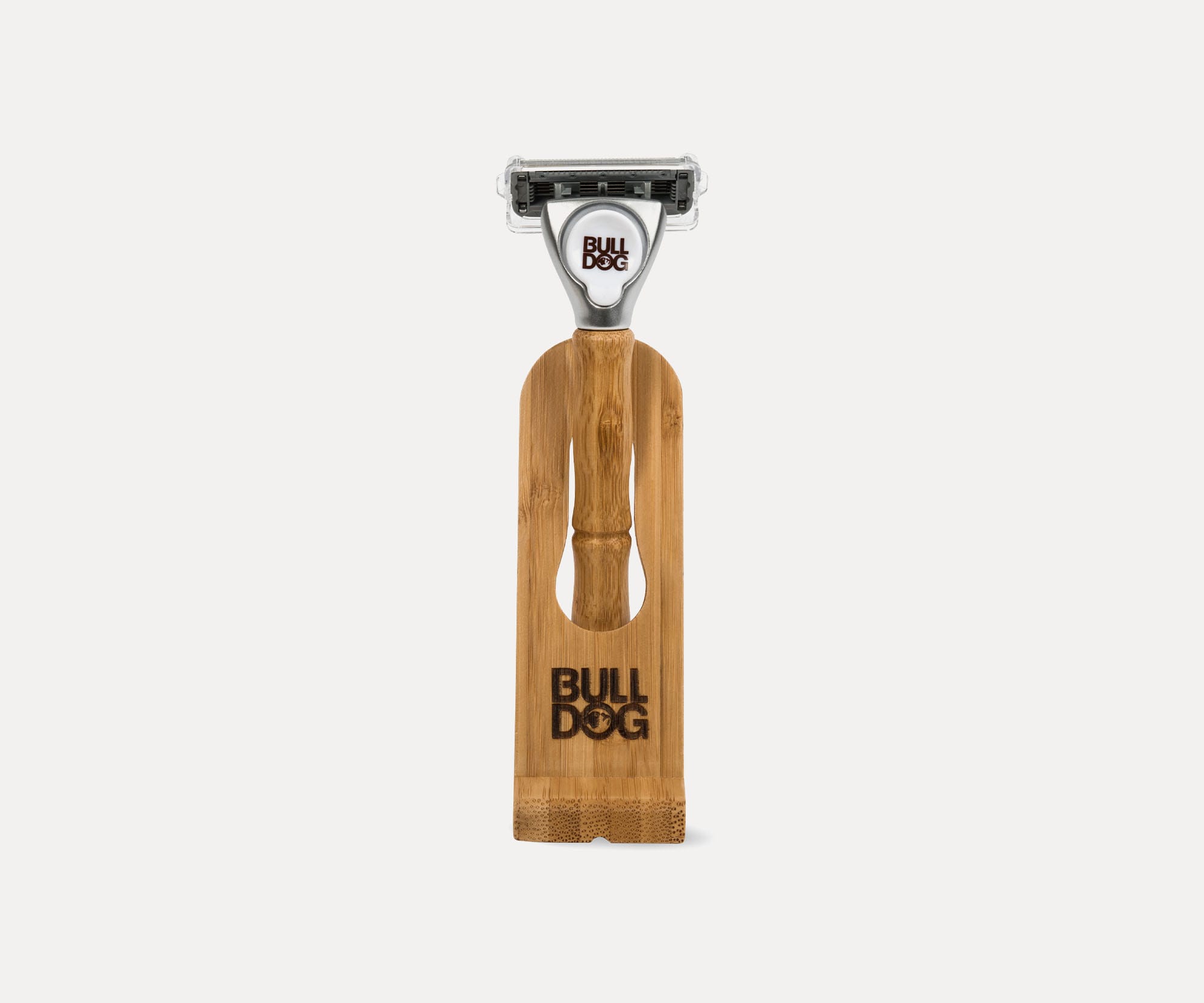 Bamboo Razor Stand – Bulldog US